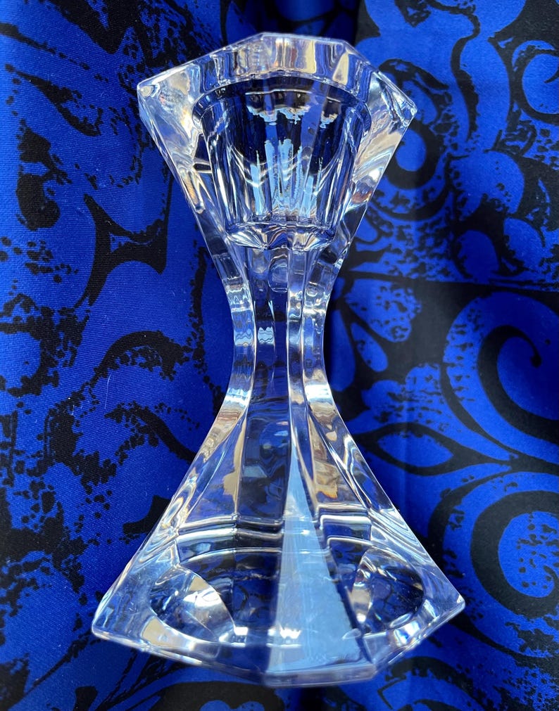 Pair of Villeroy & Boch "crystal Cocktail Club" Candlesticks, Lead ...