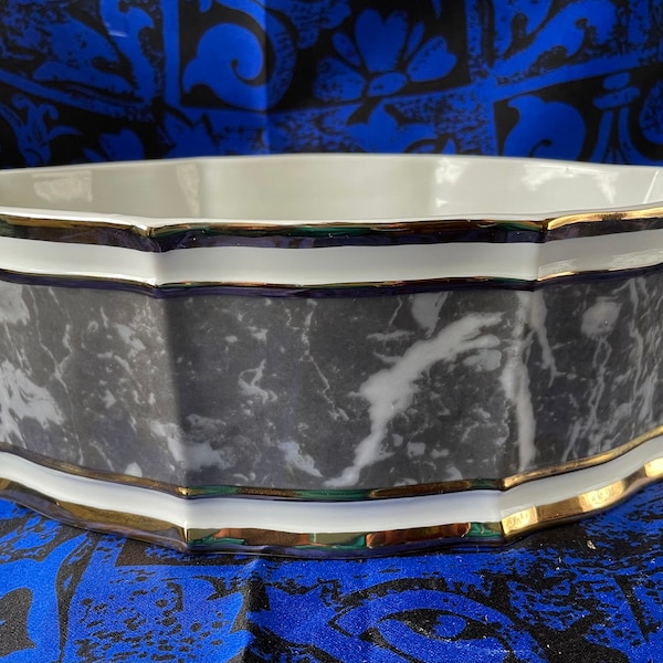 Porcelain Cache Pot - Etsy