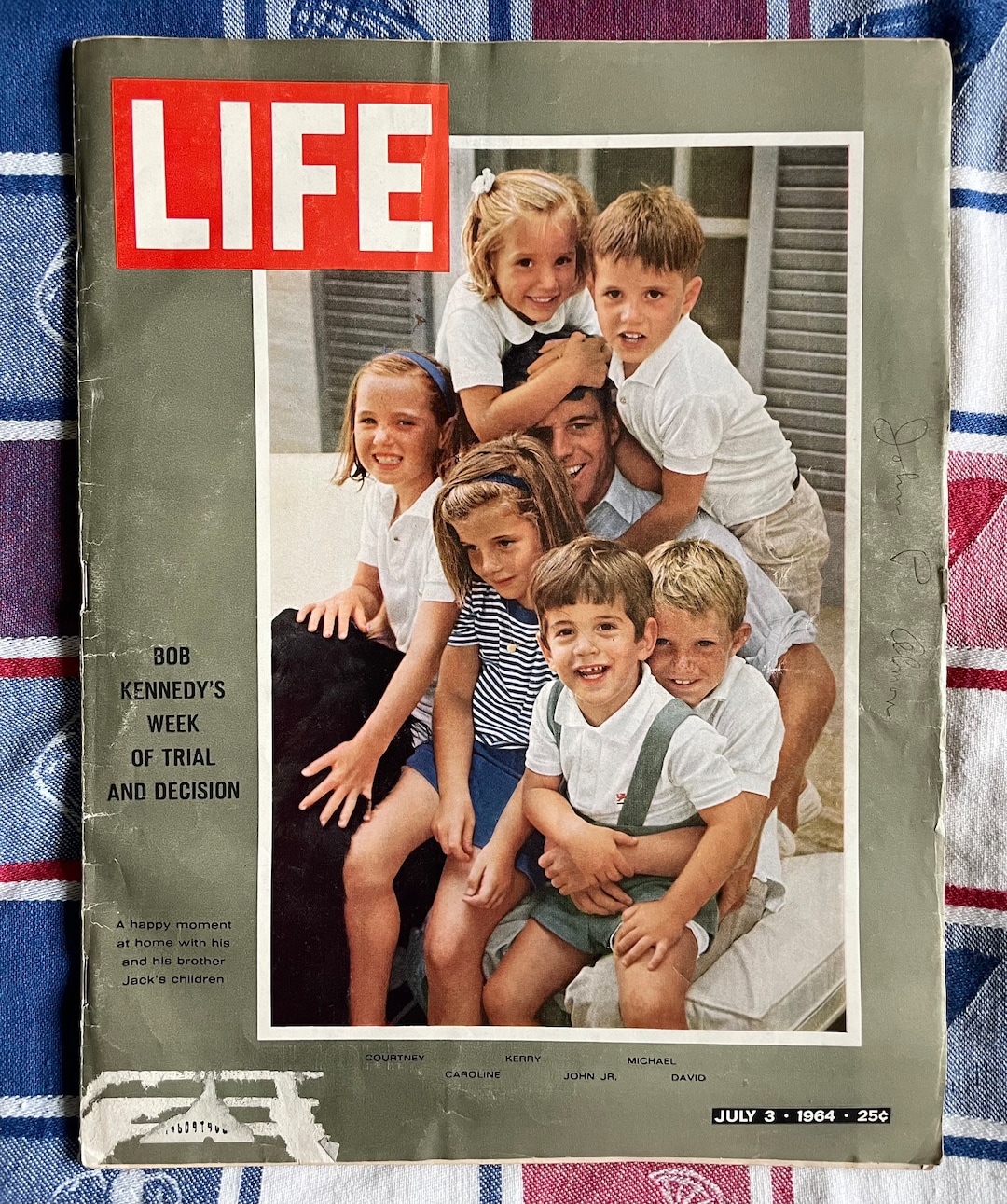 Vintage Life Magazine, 1964, Bobby Kennedy Cover, Politics, Kennedys ...