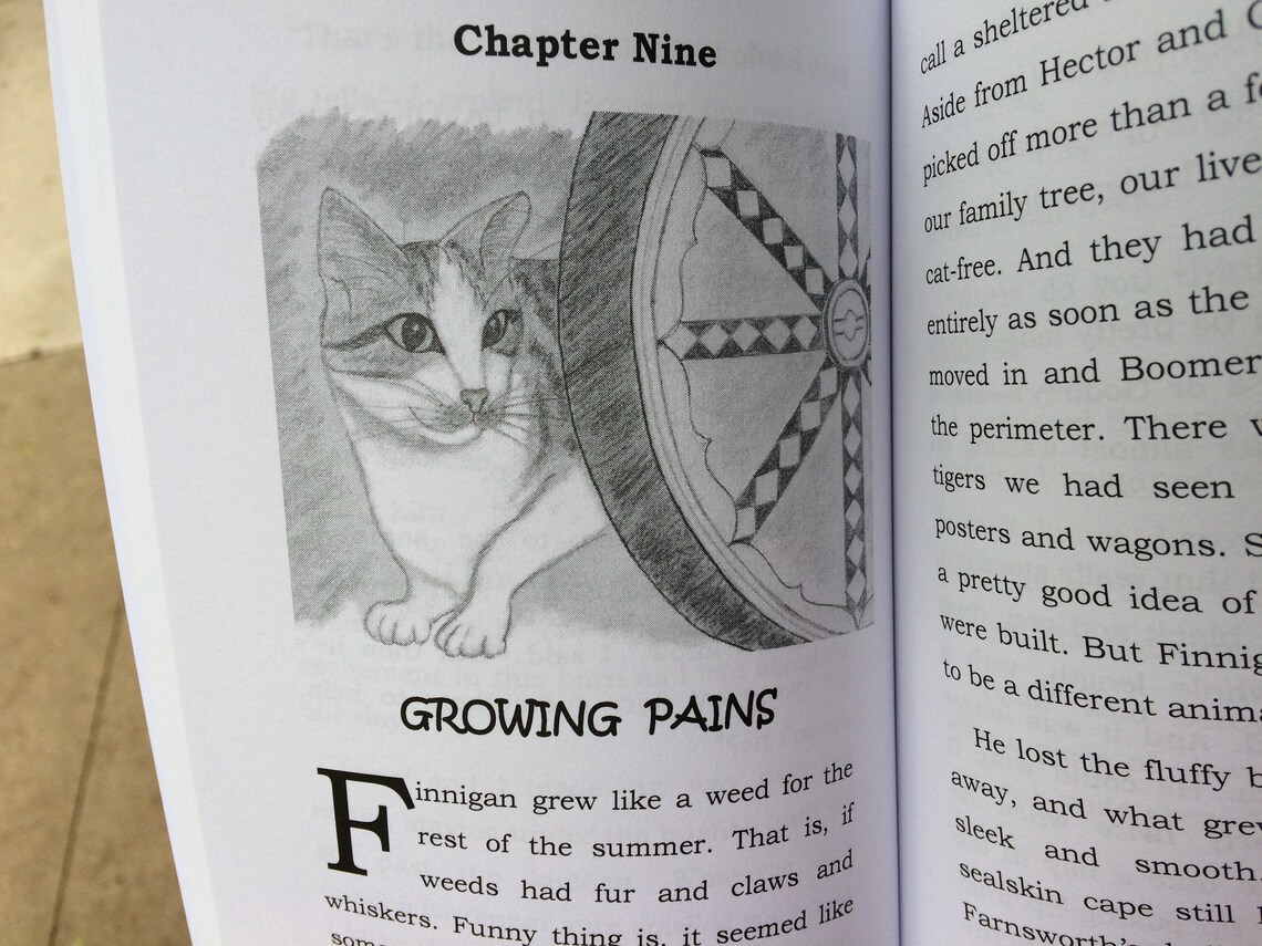 Personalized Autographed Copy of Finnigan the Circus Cat Children's ...