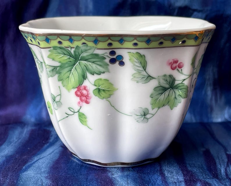 Vintage Royal Danube Porcelain Demitasse Teacup and Matching Saucer ...