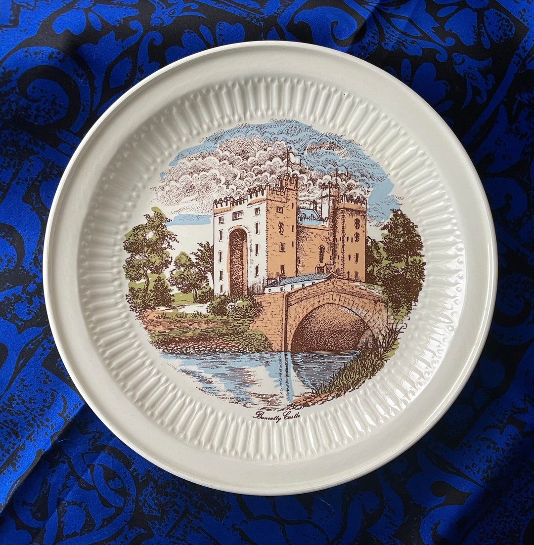 Rare Irish Carrigaline Pottery Bunratty Castle Plate, Carrig Ware ...