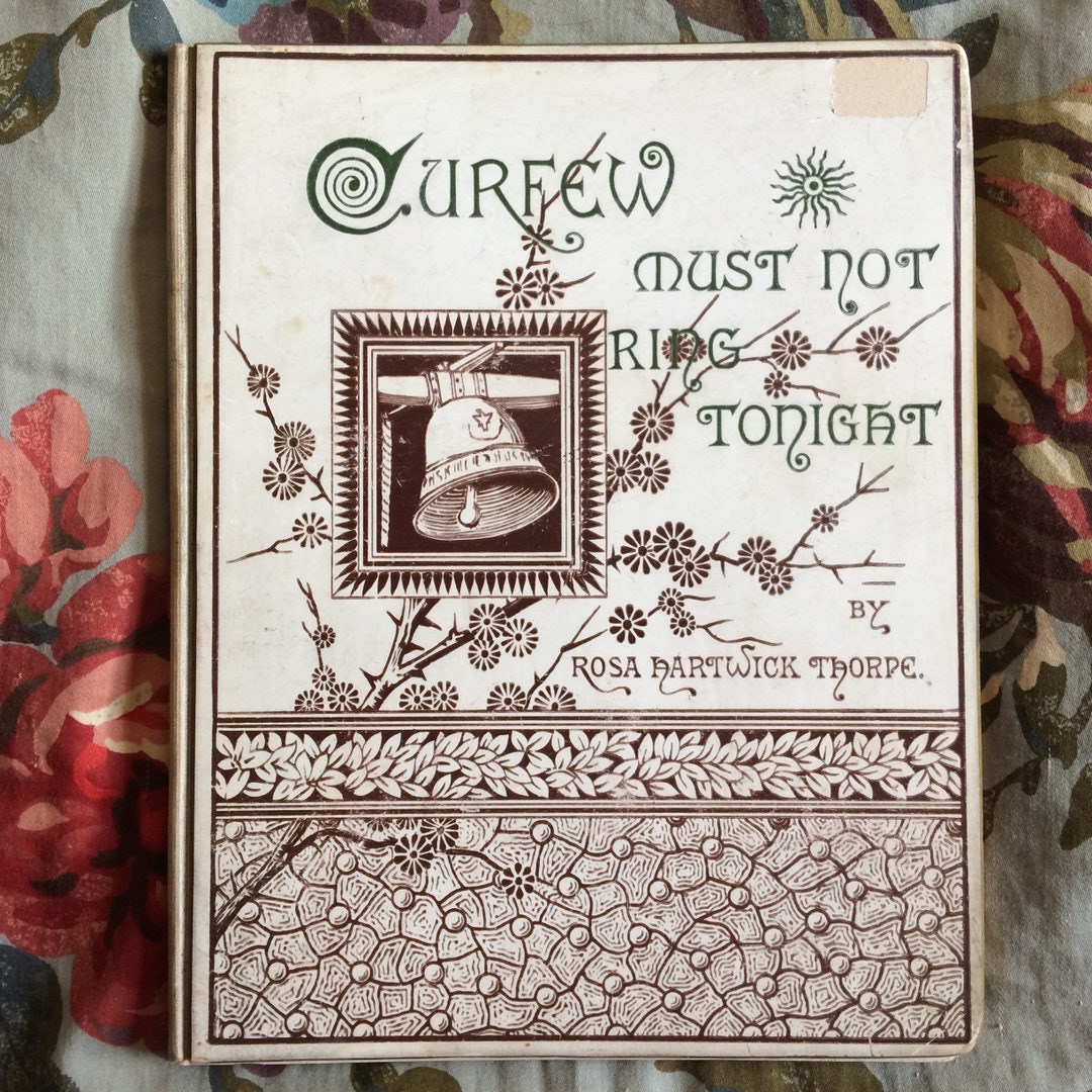 Rare Curfew Must Not Ring Tonight Illustrated Victorian Book, Antique ...