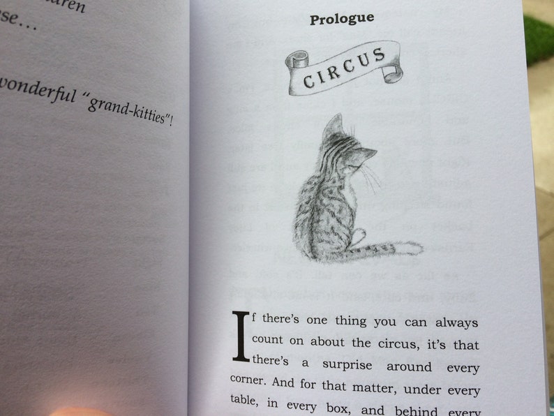 Personalized Autographed Copy of Finnigan the Circus Cat - Etsy