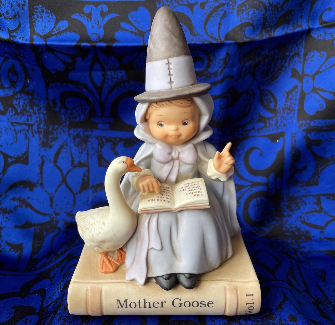 Adorable Mother Goose Porcelain Figurine, Enesco, Memories of Yesterday ...