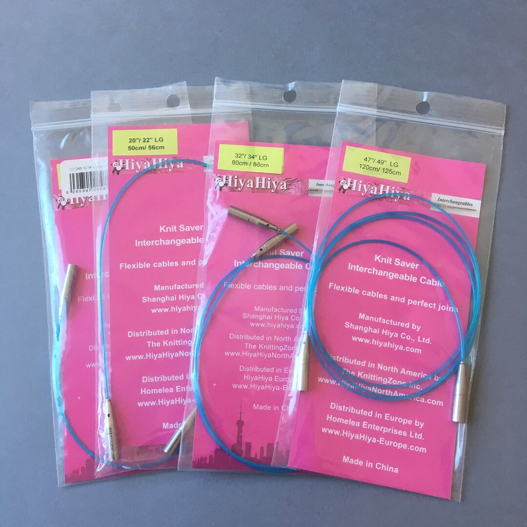 Hiyahiya Large Interchangeable Cables, Knitting Cable, Flexible Cable ...