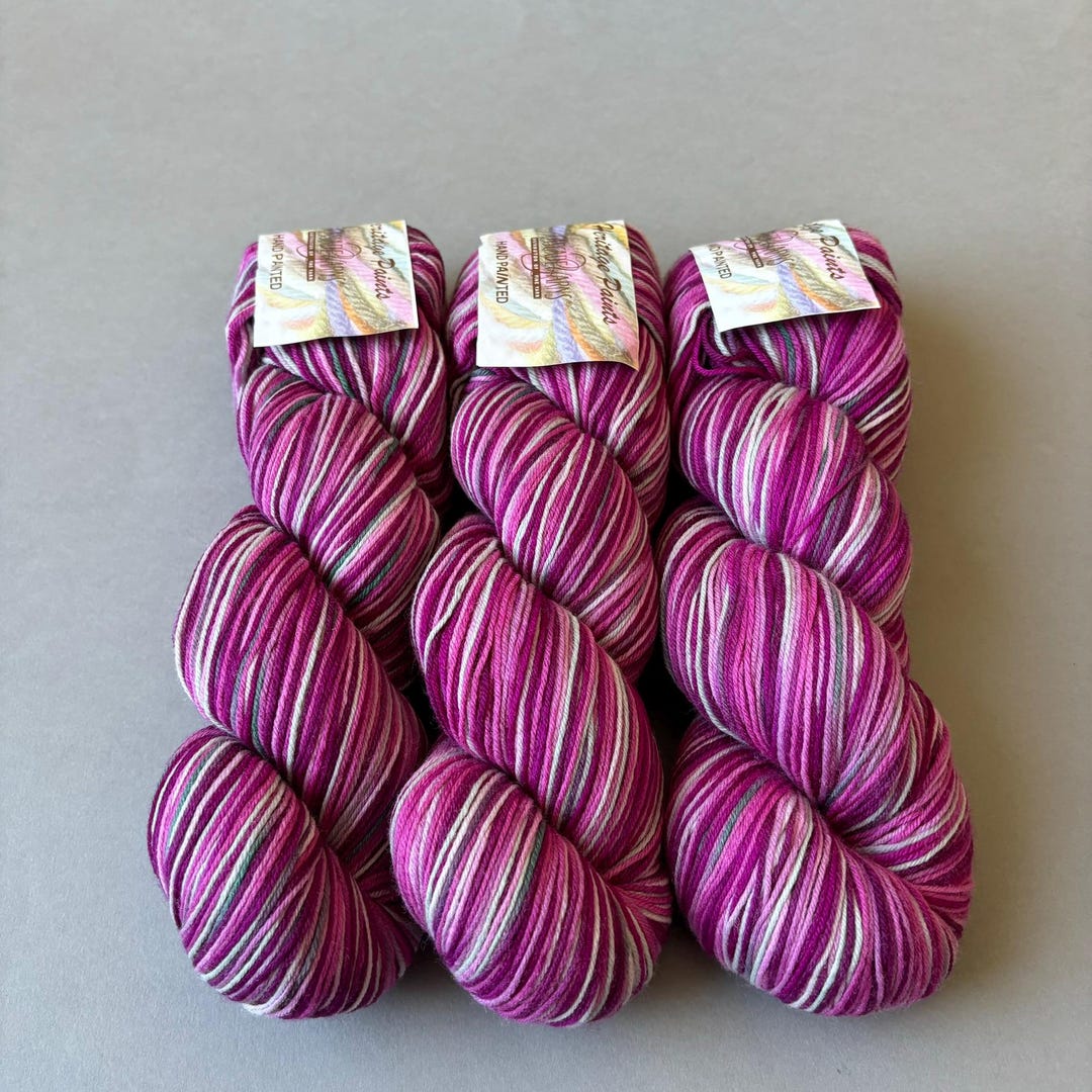 Cascade Heritage Paints Sock Yarn - Color 9901 Tea Rose, Hand Painted ...