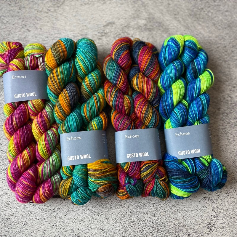 Hand Dyed Self Striping Yarn - Etsy