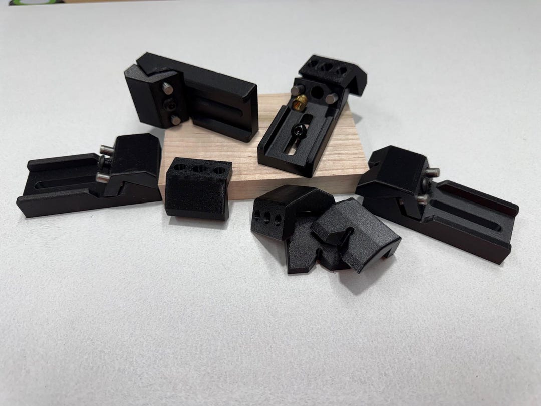 4 Pack, 2-way Compression Clamp With Corner Attachments, Head Rides on ...
