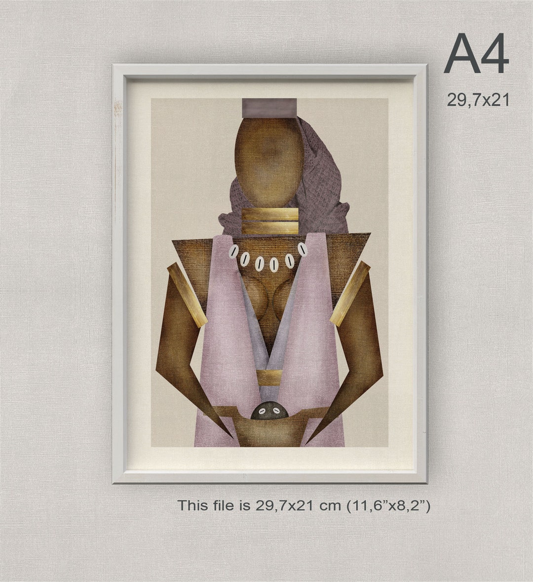 Obba Orisha Art Downlad Image A4 Format - Etsy