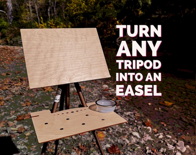 Lightweight Watercolor Plein Air Easel for Any Tripod - Etsy