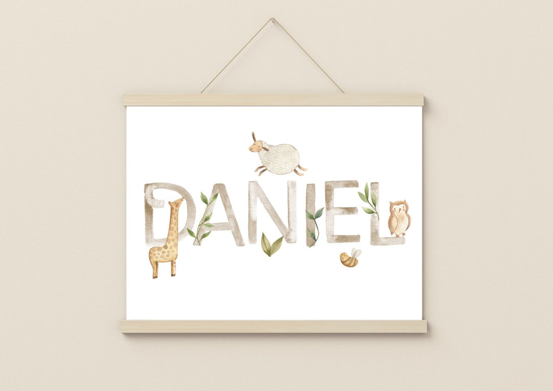 Individual Name Poster Posters With the Name Posters With Animals ...