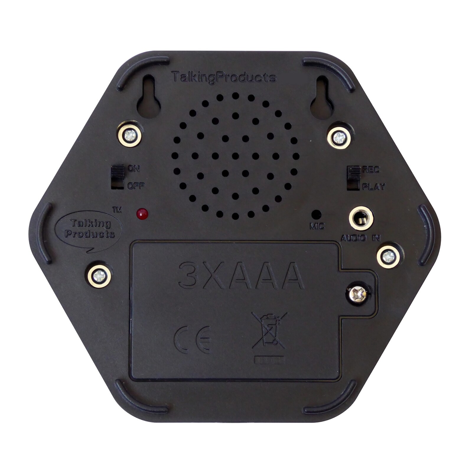 Talking Products, Black Talking Tile, Voice Recordable Sound Button ...