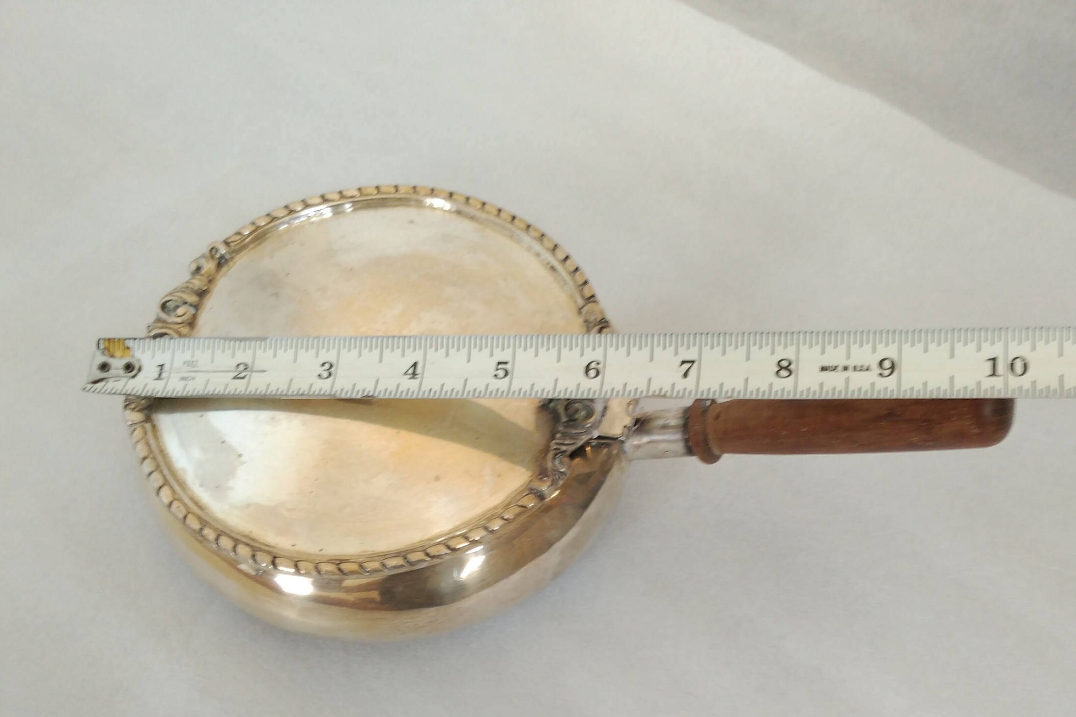 Vintage Sterling Silver Silent Butler With Wooden Handle - Etsy