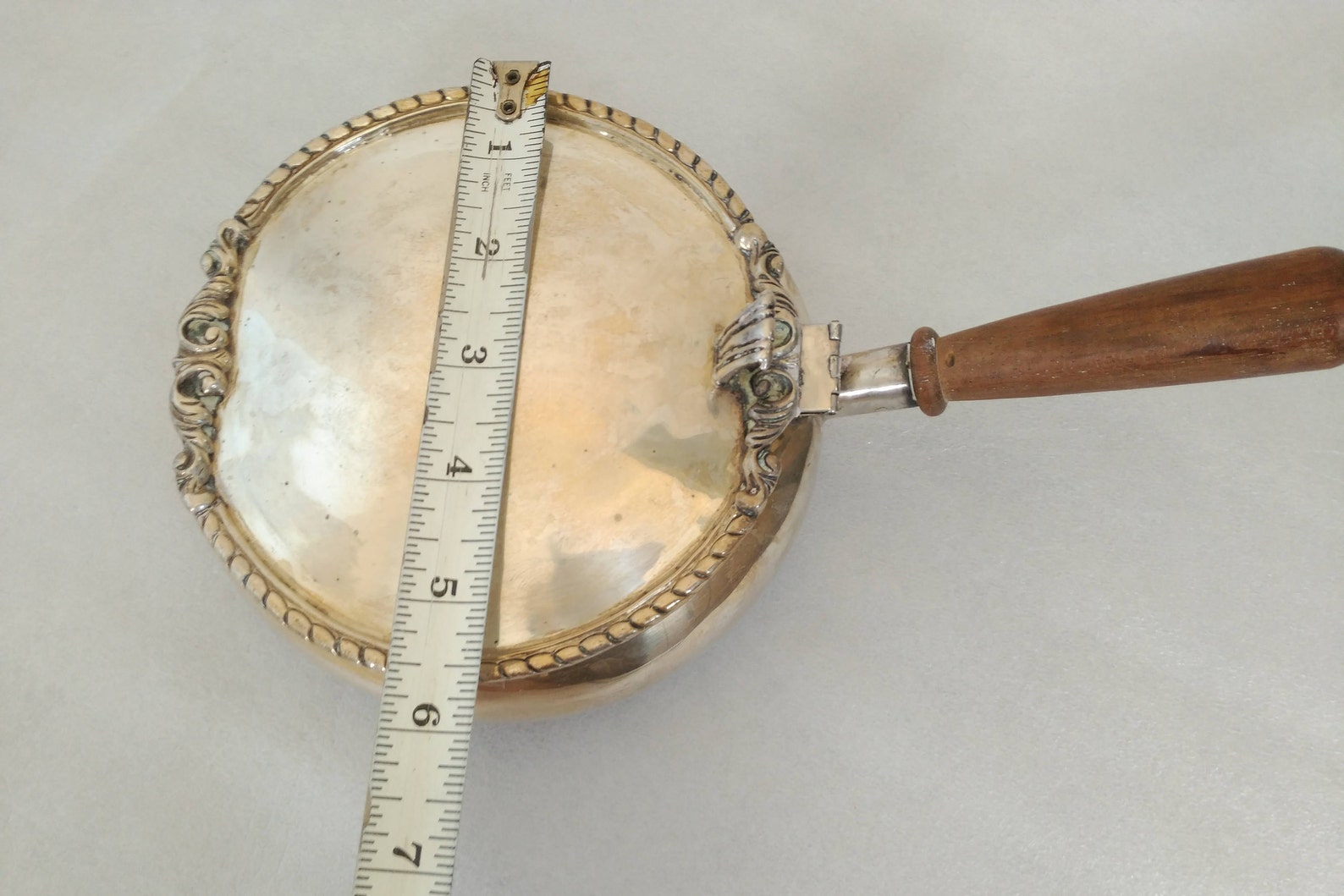 Vintage Sterling Silver Silent Butler With Wooden Handle - Etsy