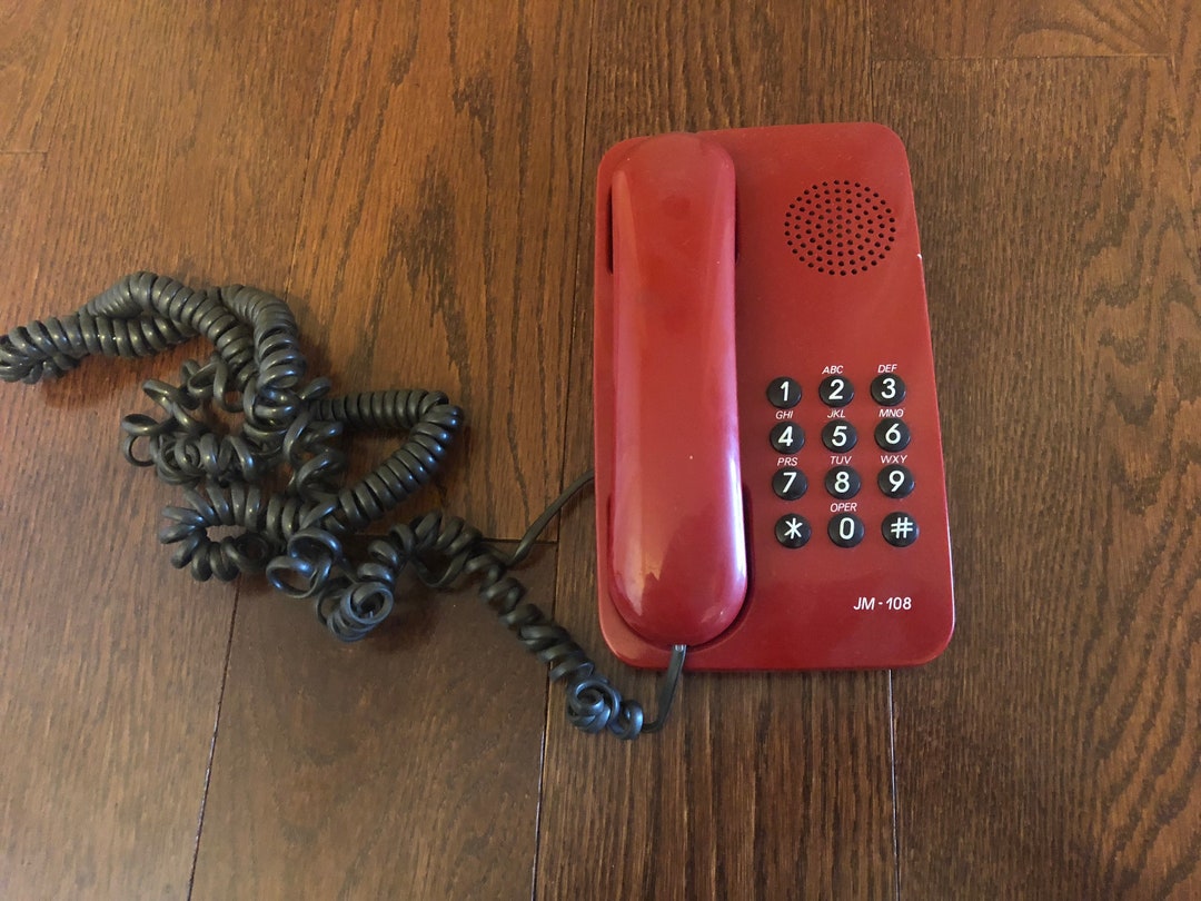 Vintage Jiangmen Red Telephone - Etsy