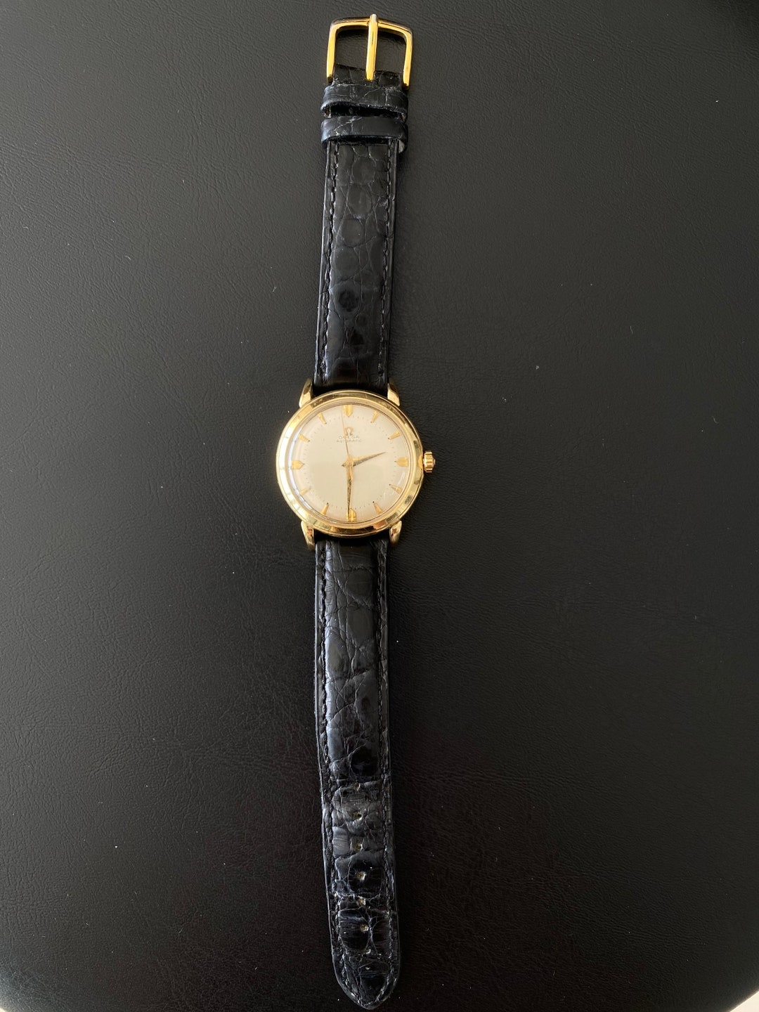 Omega 18k Vintage Watch - Etsy