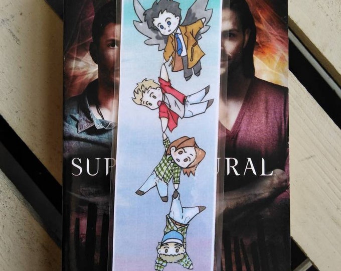 Supernaturally Cute Chibi Bookmark. - Etsy