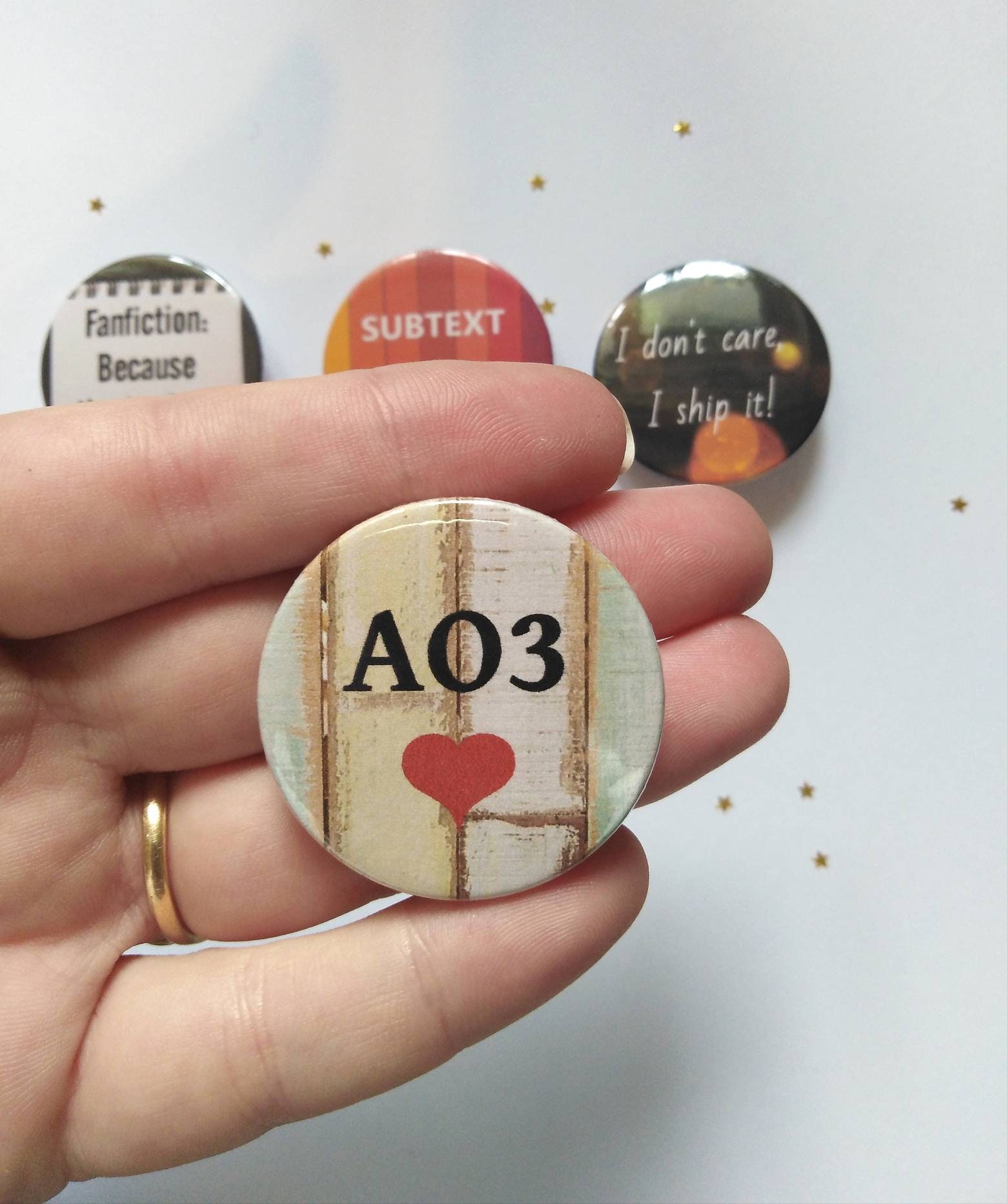 Fanfiction Badges Set 2. Fanfic Geek Fandom Fangirl | Etsy