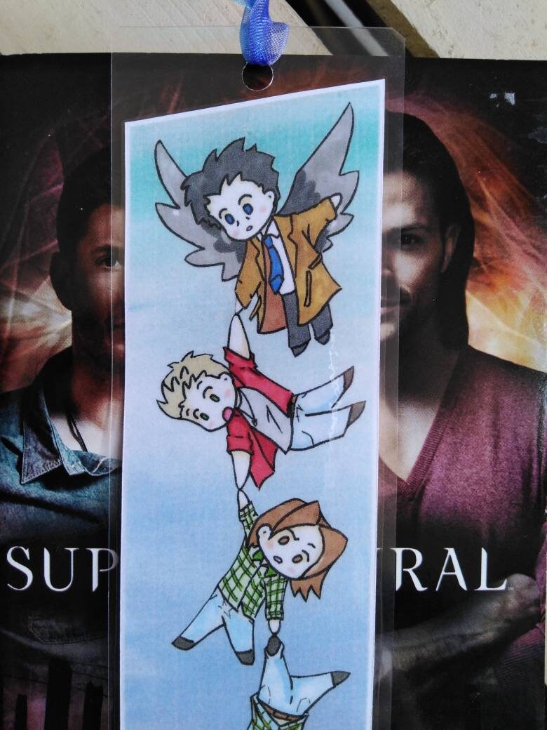 Supernaturally Cute Chibi Bookmark. - Etsy
