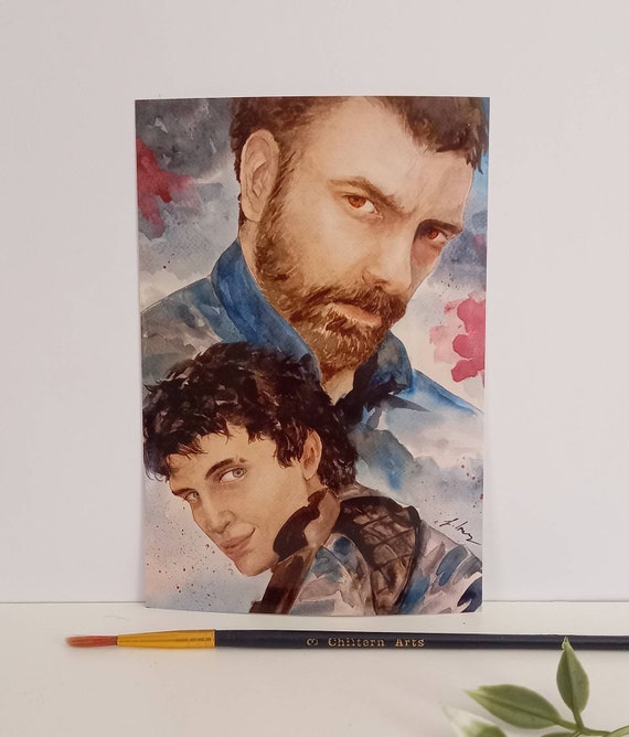 Z Nation Murphy and 10k Watercolour Art Print. A6 Colour | Etsy
