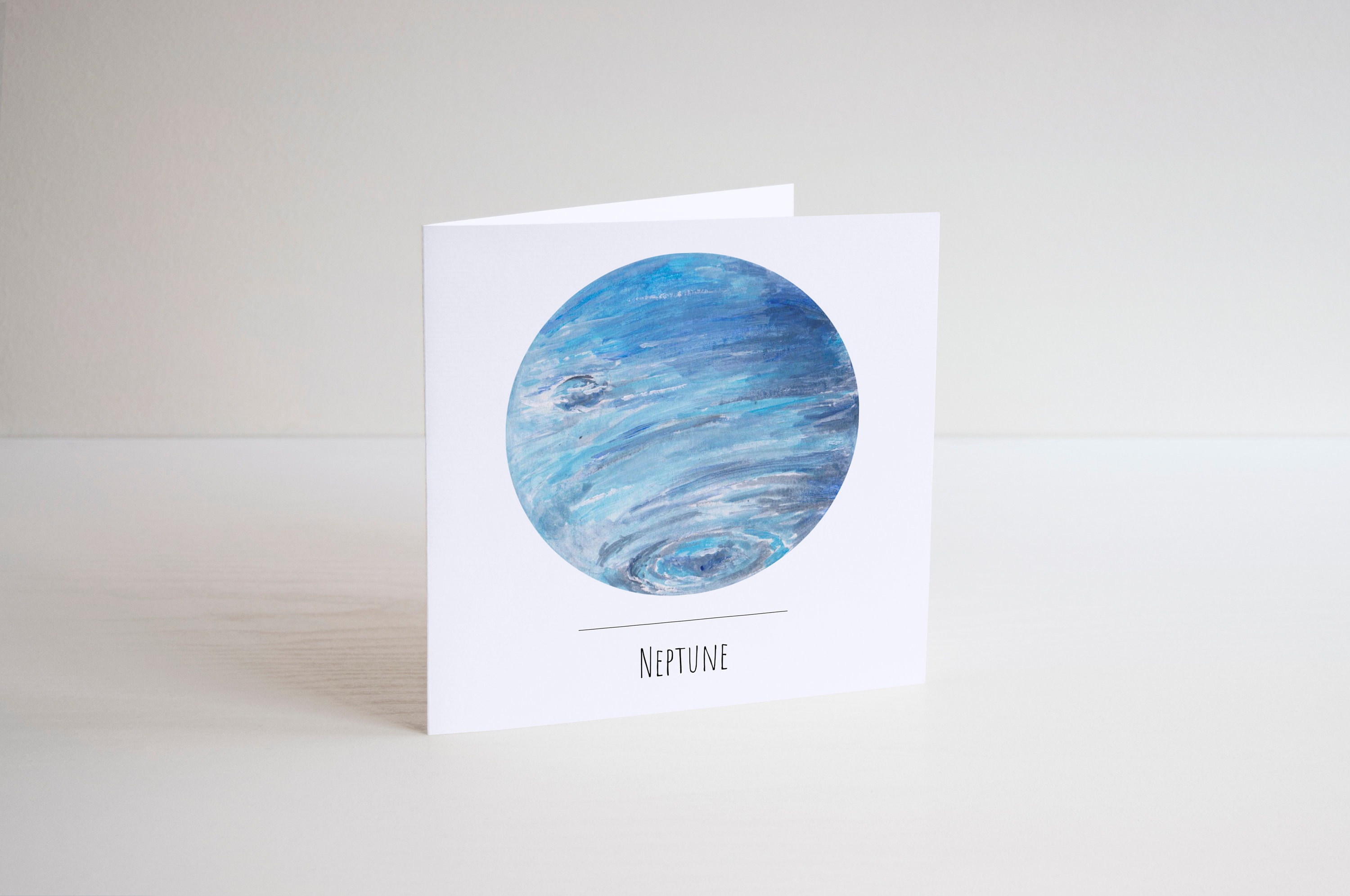 Solar System Planets Card Planet Card 5 X 5 Card Space - Etsy UK