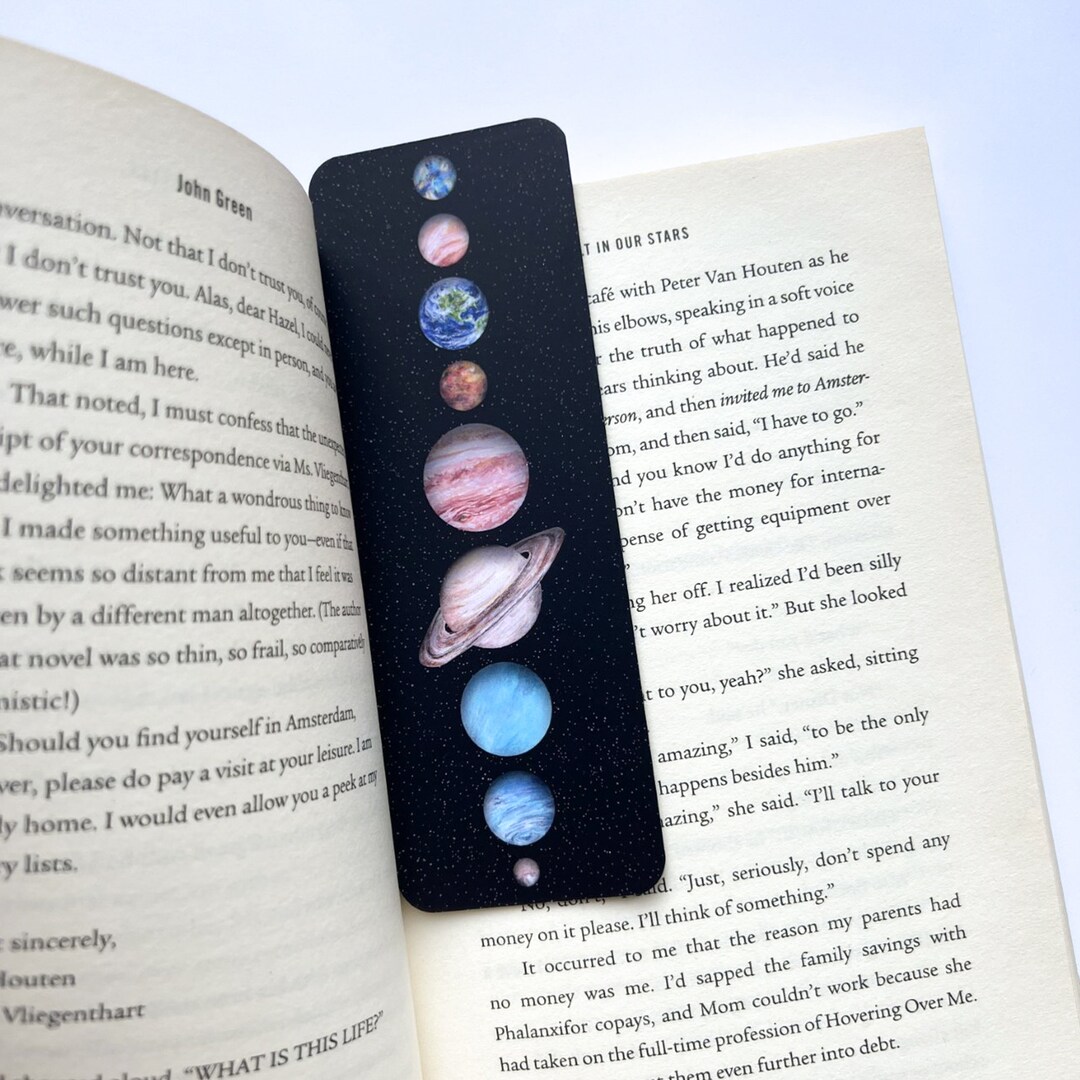 Planets Bookmark Solar System Bookmark Double Sided - Etsy UK