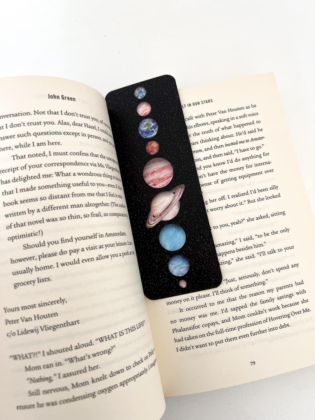 Planets Bookmark | Solar System Bookmark | Book Lover Gift | Space ...