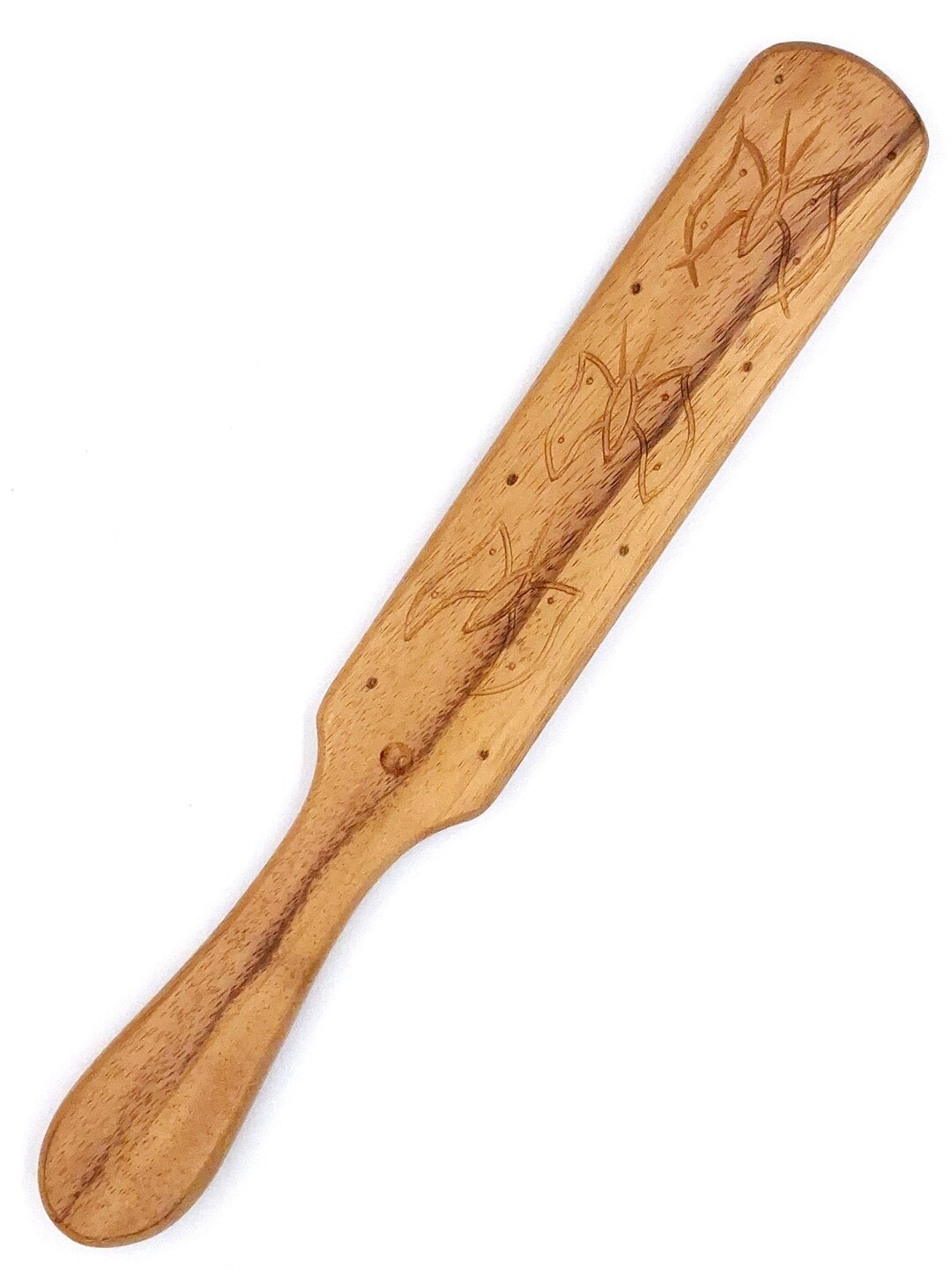 Spanking Paddle BDSM Wooden Paddle Handmade Paddle Carved Paddle Black ...