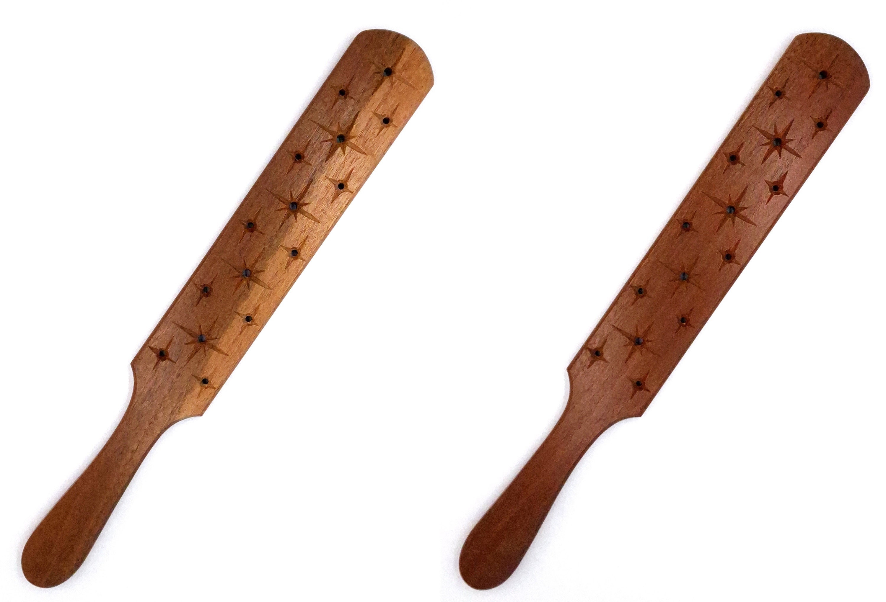 Spanking Paddle BDSM Wooden Paddle Handmade Paddle Carved Paddle Black ...