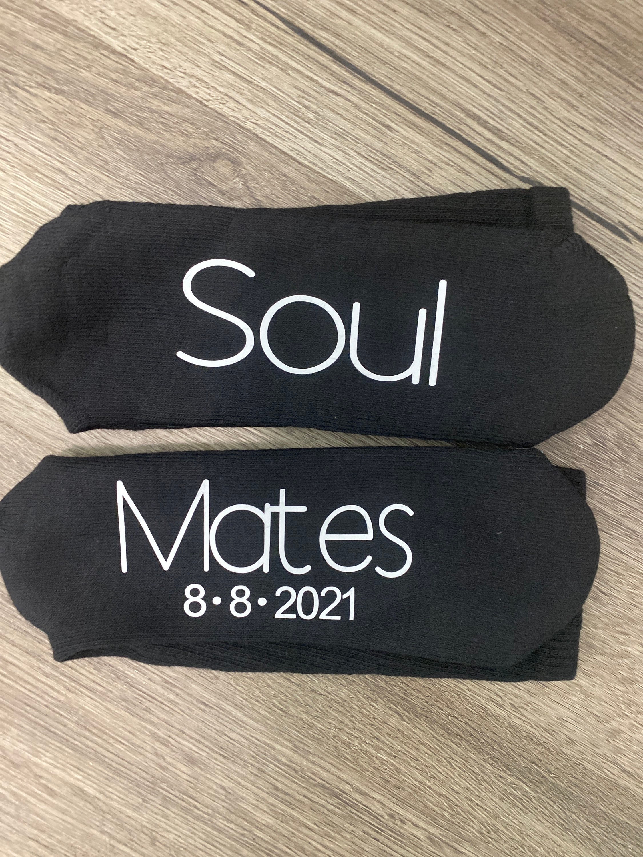 Personalizes Soul Mate Socks - Etsy UK