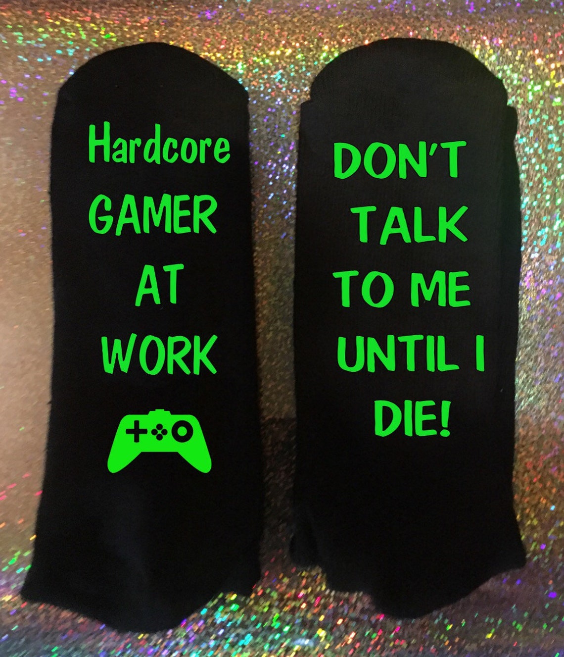Gamer Socks Gamer Gift Novelty Socks Gaming Socks Funny - Etsy