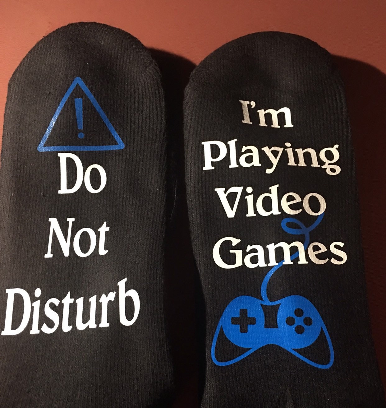 Video Gamer Socks Gifts for Him Funny Gift Gaming Socks | Etsy