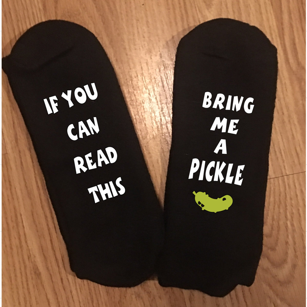 Pickle Socks If You Read This Novelty Socks Bring Me a - Etsy