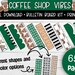 Coffee Shop Bulletin Board Kit - Digital Download - Printable Borders ...