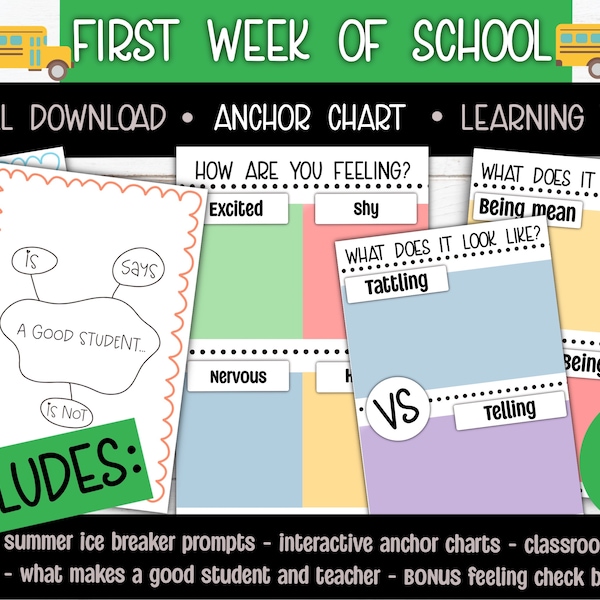 Classroom Expectations Anchor Chart - Etsy