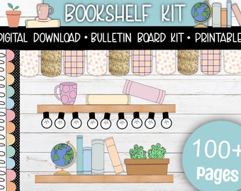 Bulletin Board Decor Kit Banners Borders Digital Download Printable - Etsy