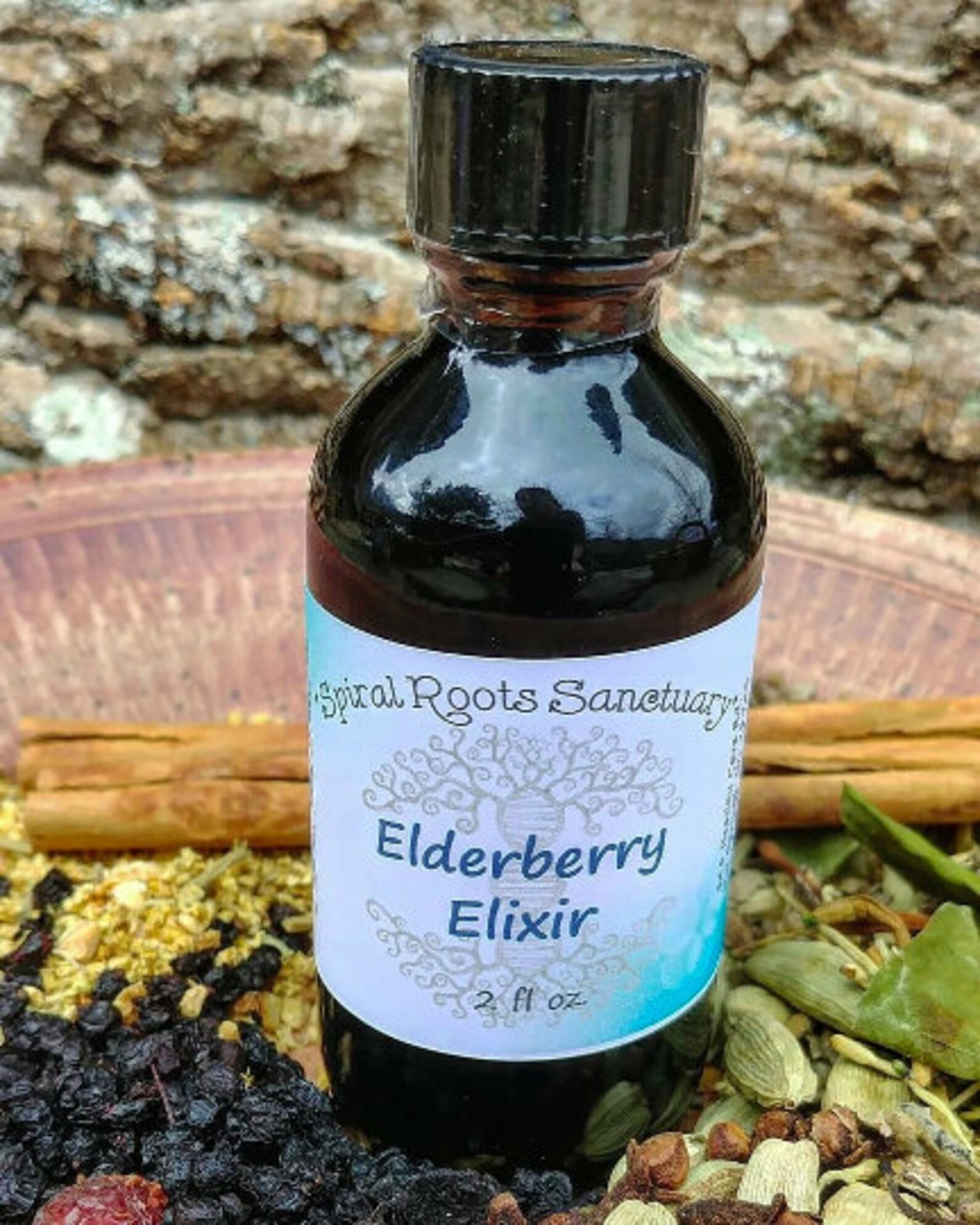Elderberry Elixir Syrup for Professor Gift & Music Teacher Gift W/ Raw ...