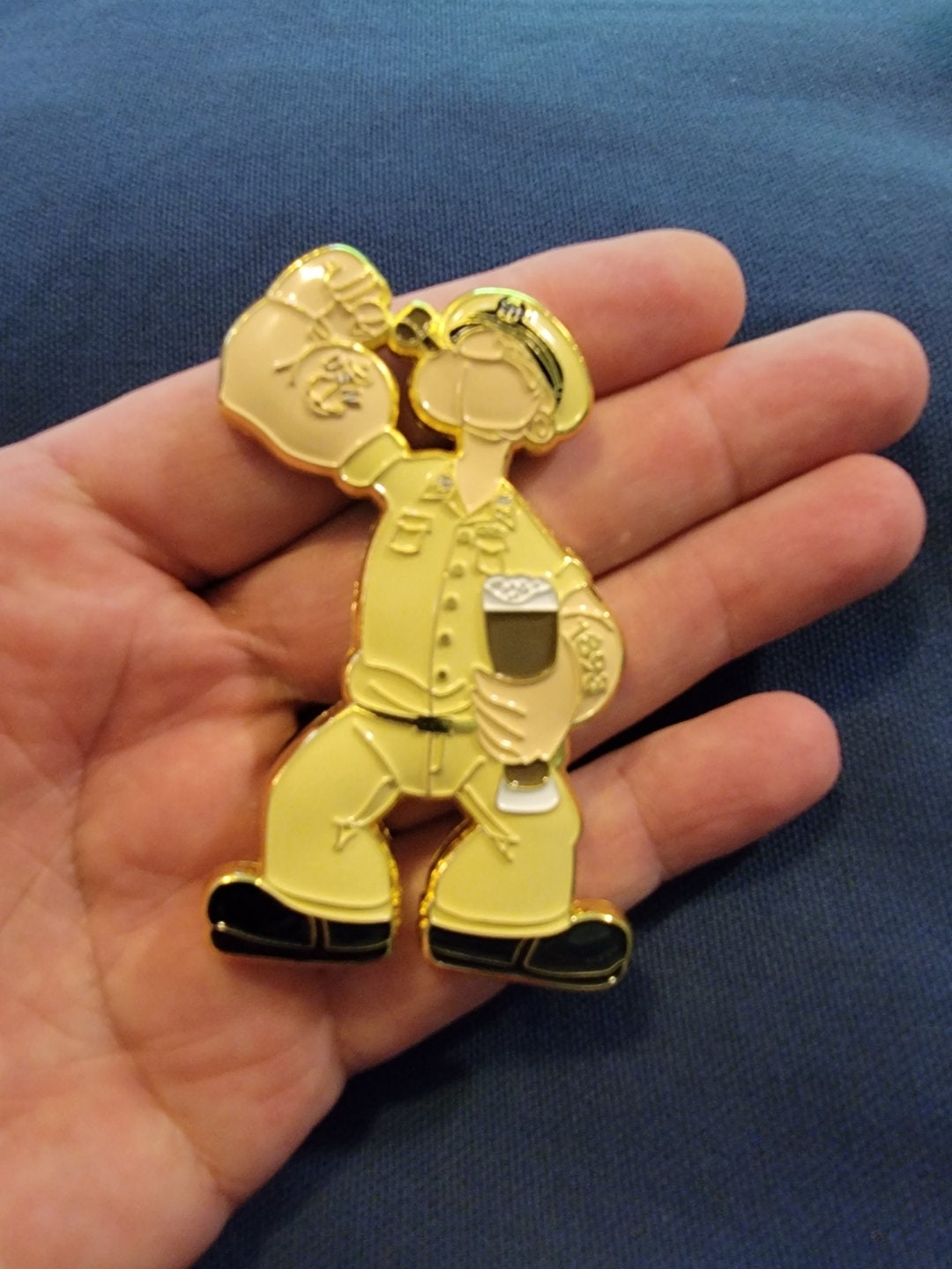 Chief Petty Officer POPEYE Challenge Coin With Anchors Aweigh on Back ...