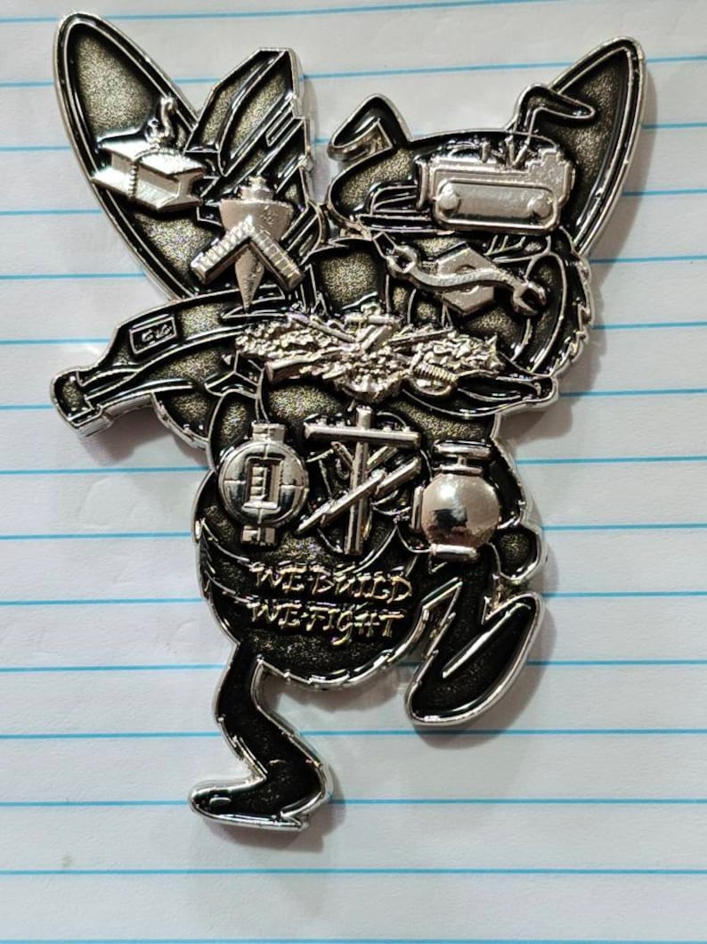 US Navy SEABEE Challenge Coin FREE Shipping - Etsy