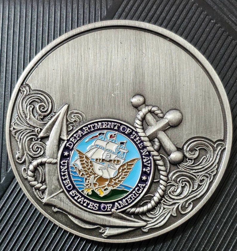 US NAVY Aviation Boatswain's Mate Challenge Coin. Free Shipping - Etsy
