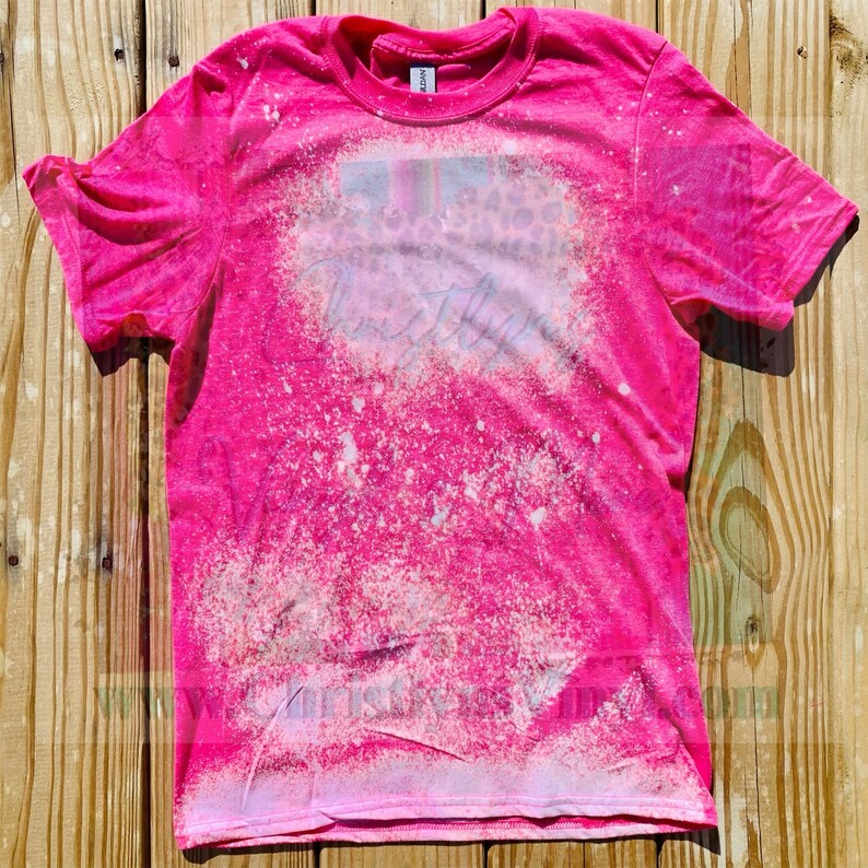 Gildan Softstyle Heather Pink Bleached Mockup Digital Download Use for ...