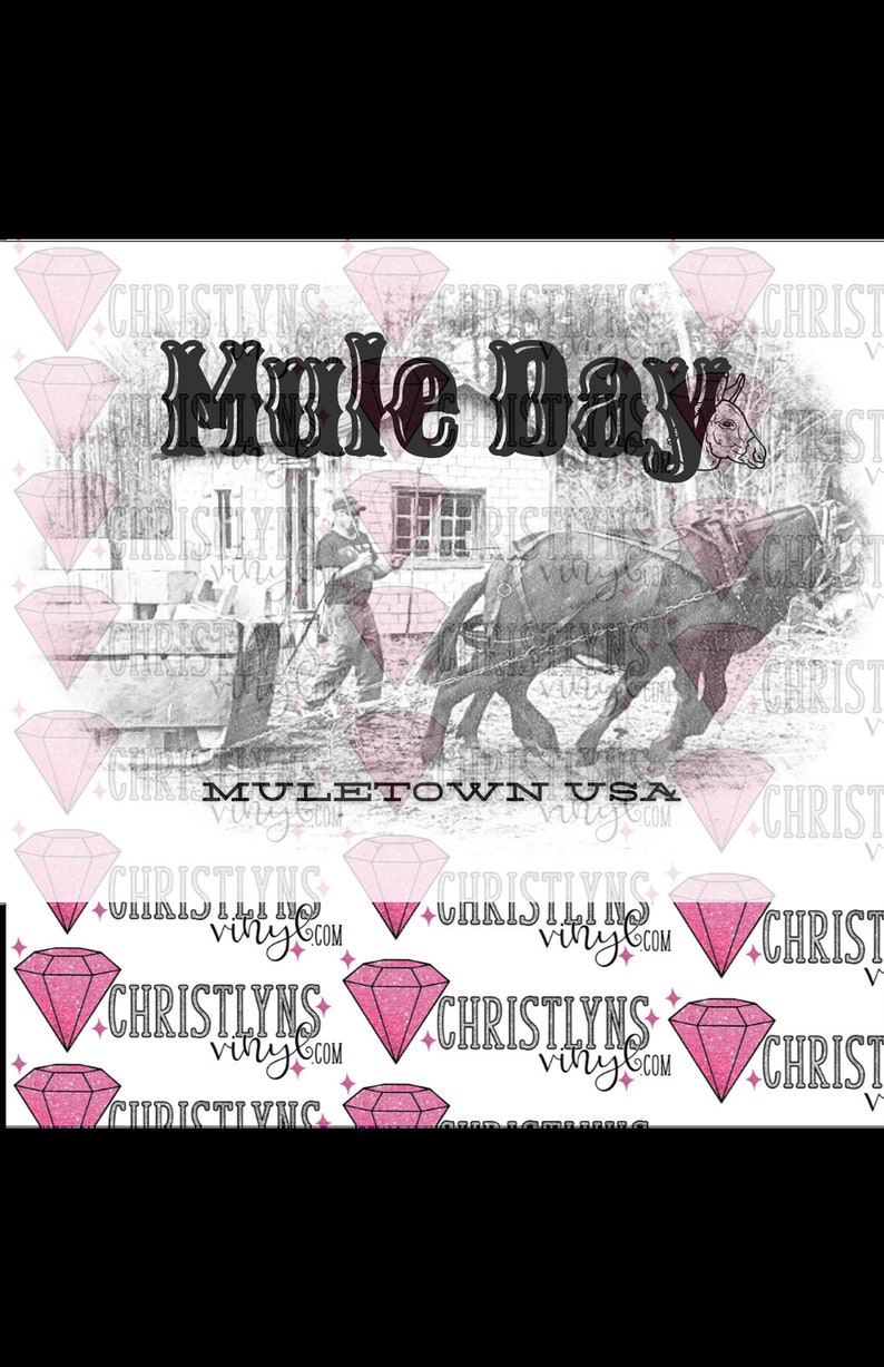 MULE DAY Muletown Usa Pulling Mules Columbia Tennessee Tn PNG Digital ...