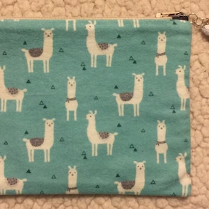 Alpaca - Llama - Back to School Zippered Case - Pencil Case - Zippered ...