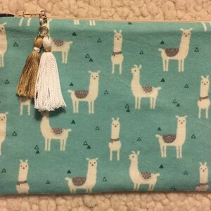 Alpaca - Llama - Back to School Zippered Case - Pencil Case - Zippered ...