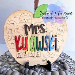 Personalized Teacher Signs Svg | Personalized Teacher Desk Signs Svg ...