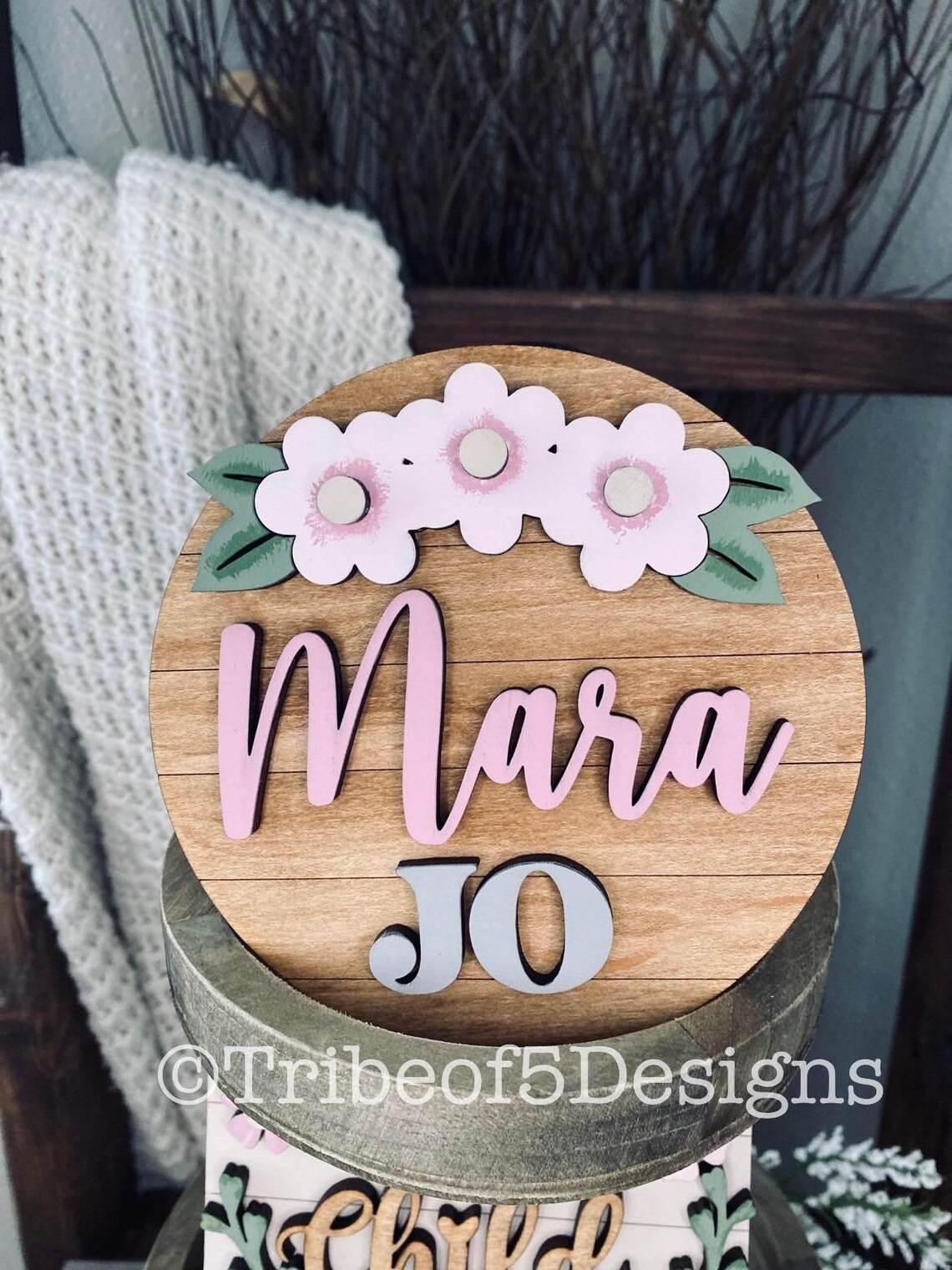 Nursery Signs Svg | Nursery Tiered Tray Svg | Girls Nursery Decor ...