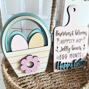 Easter Tiered Tray Svg | Easter Tier Tray Svg | Easter Decor | Easter ...