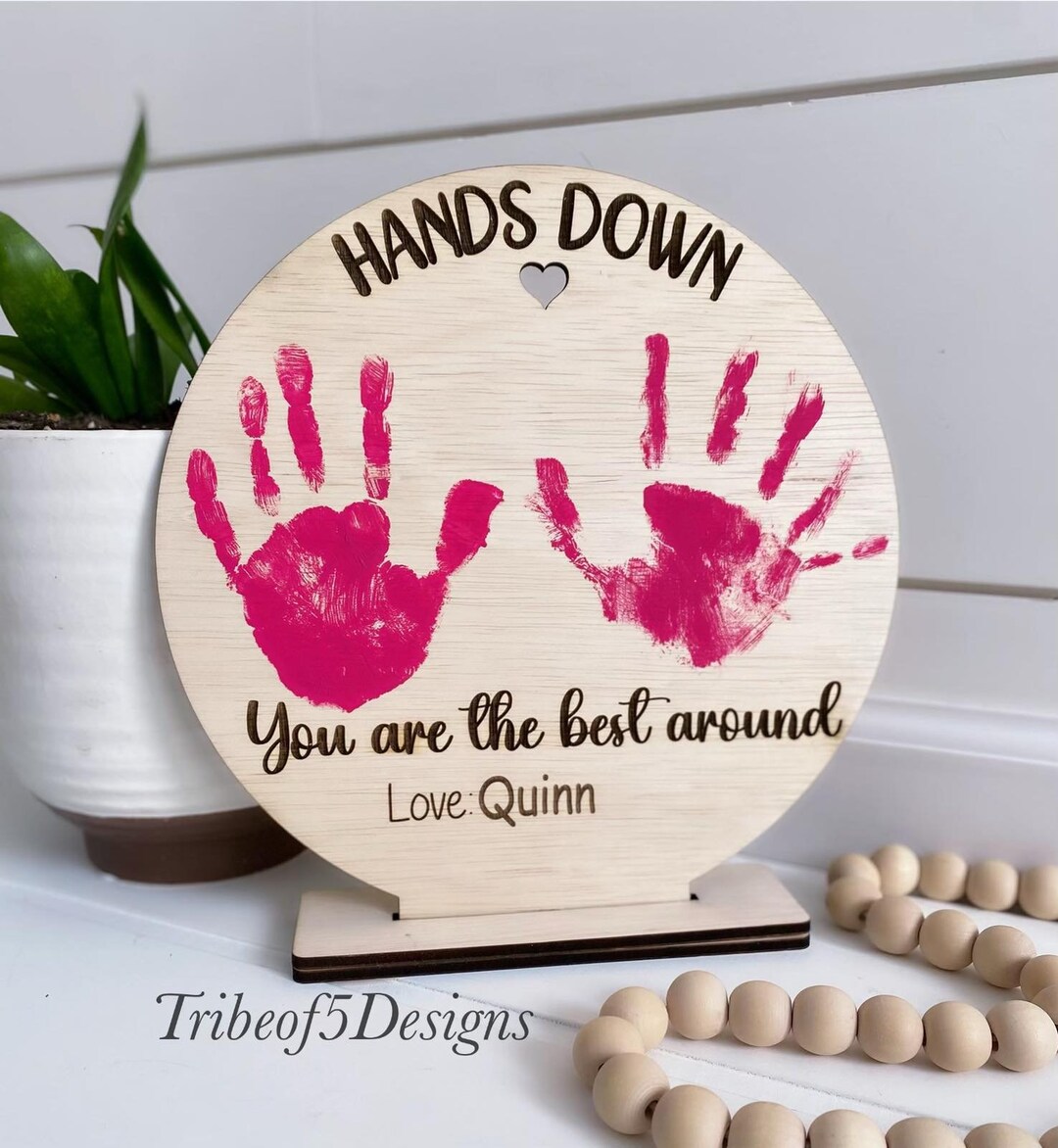 Hands Down Sign Svg | Personalized Signs Svg | Grandparent Signs Svg ...