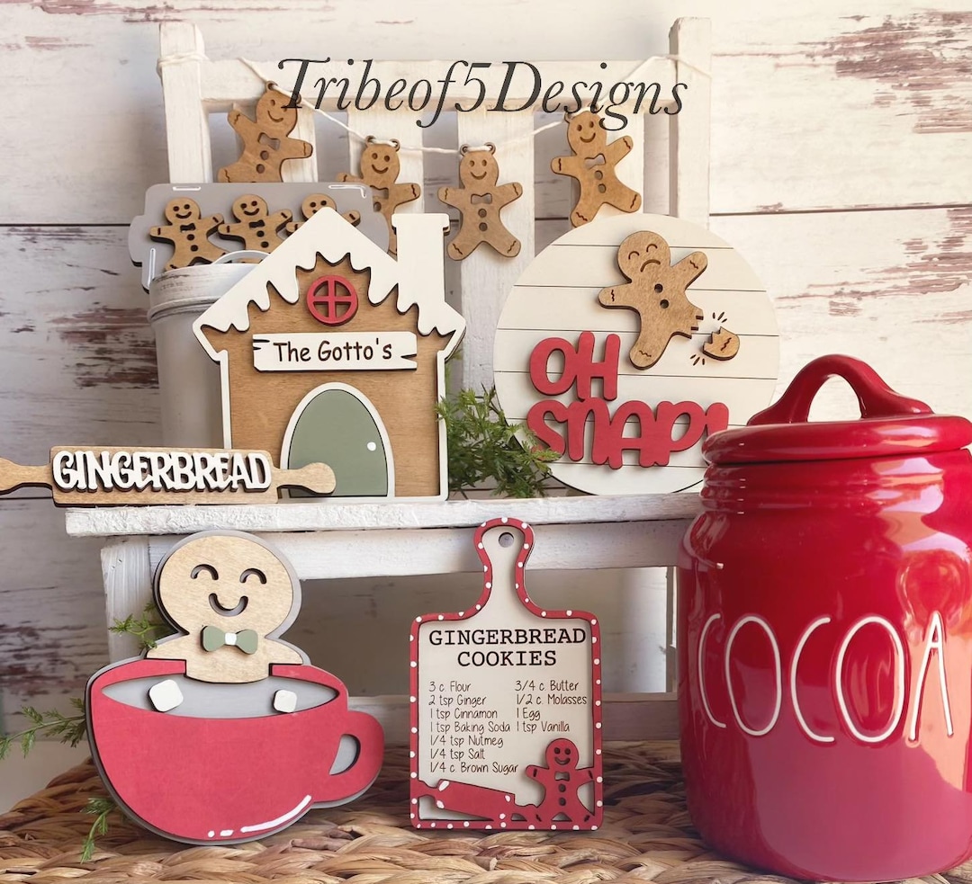 Gingerbread Tiered Tray | Gingerbread House Tiered Tray | Christmas ...